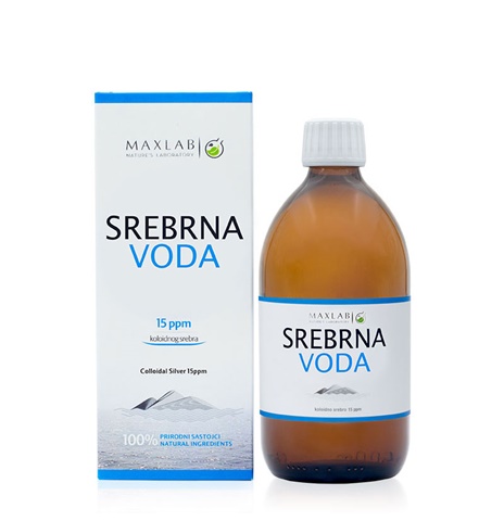 Srebrna voda 15 ppmKoloidna srebrna voda 500 ml