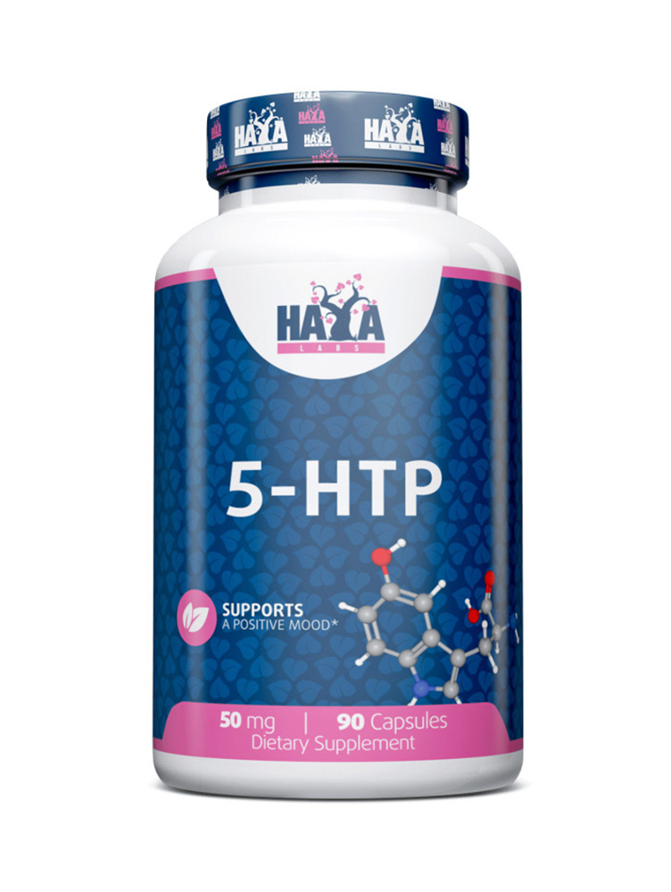 5-HTP 50 mg, Haya Labs, 90 kapsula