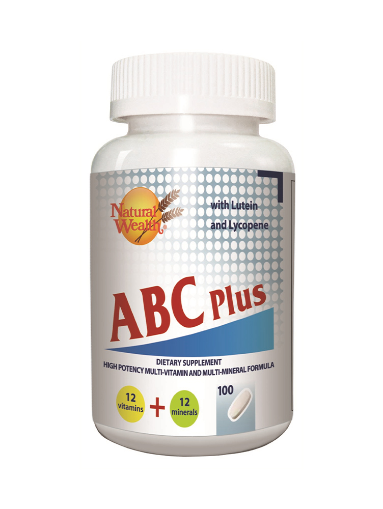 ABC Plus vitamini i minerali, Natural Wealth, 100 tableta