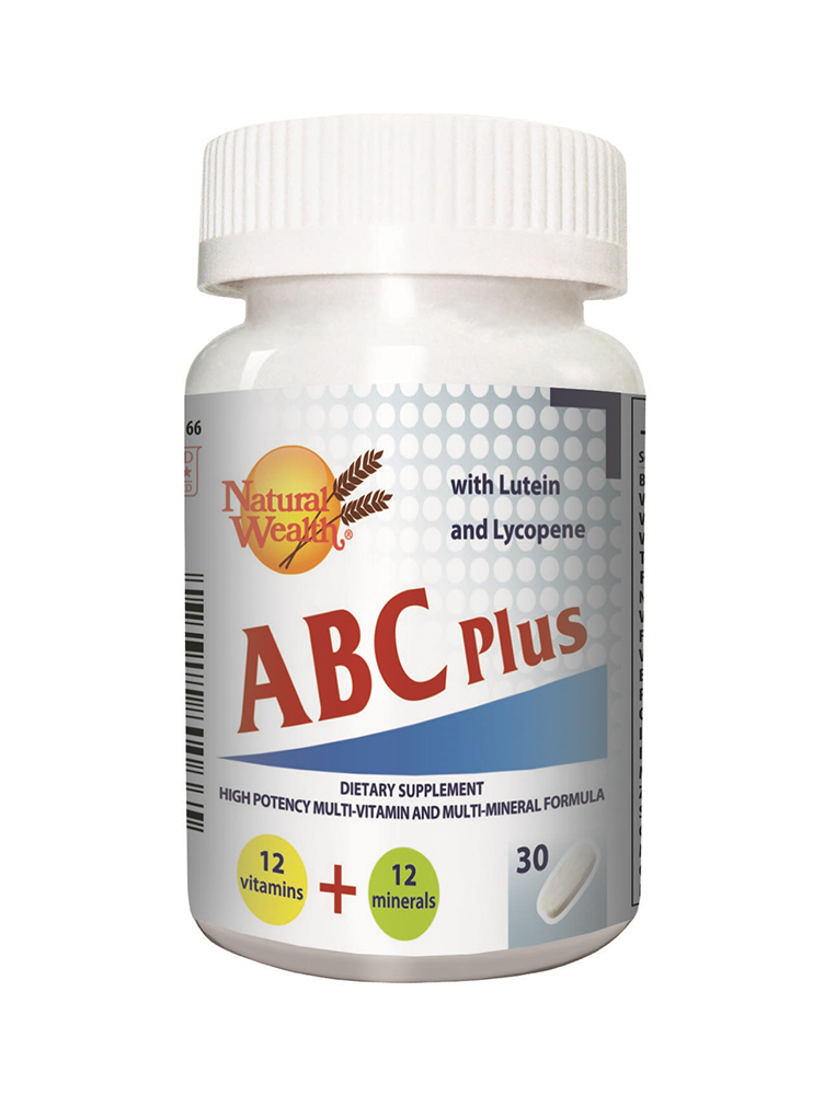 ABC Plus vitamini i minerali, Natural Wealth, 30 tableta