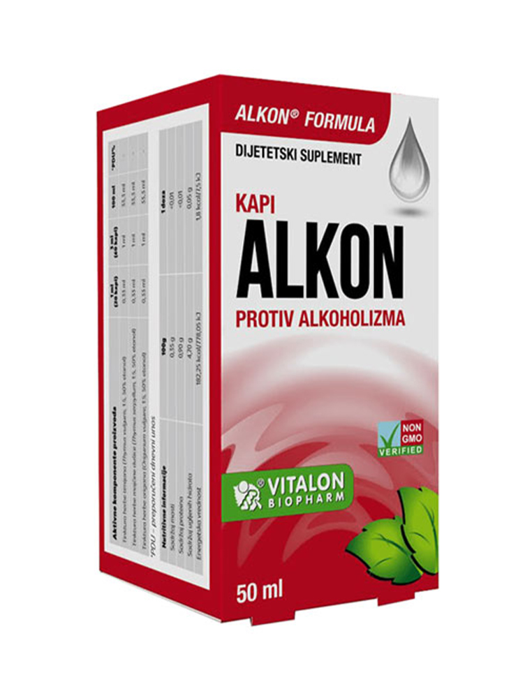 Alkon kapi protiv alkoholizma, Vitalon Biopharm, 50 ml