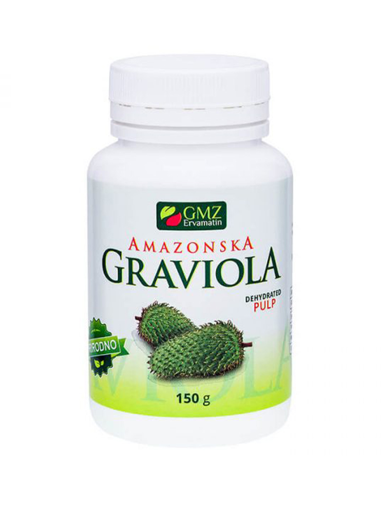 Amazonska graviola prah, Ervamatin, 150 g