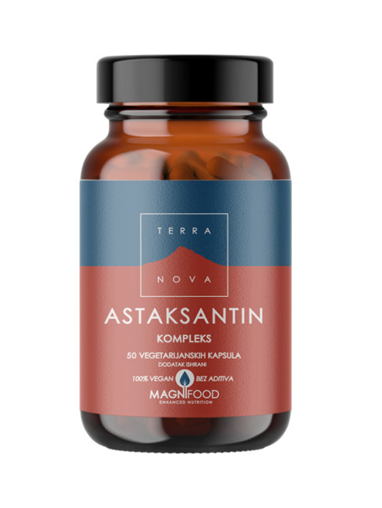 Astaksantin 4 mg kompleks, Terranova, 50 kapsula