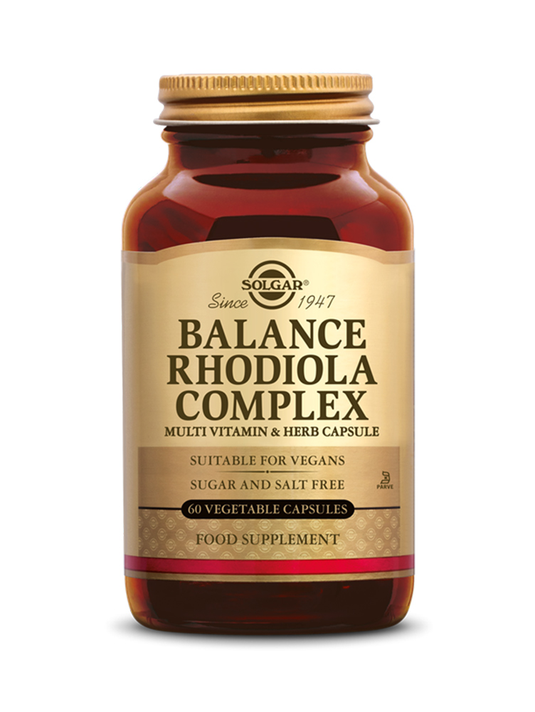 Balance Rhodiola Complex, Solgar, 60 kapsula