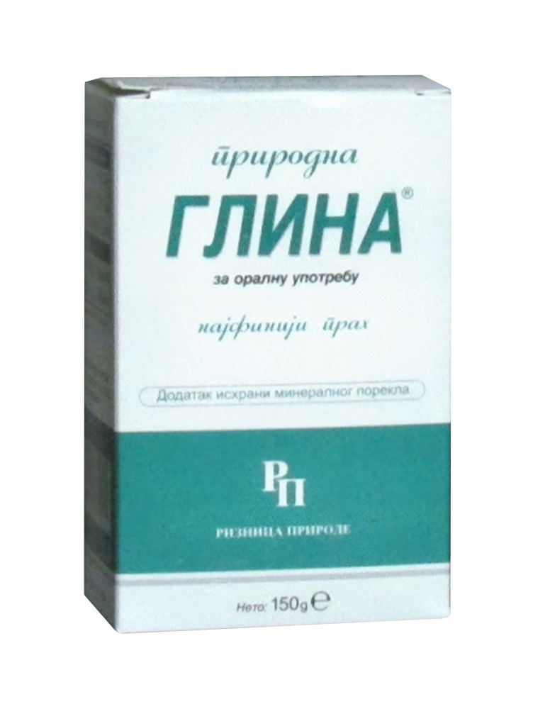 Bela glina za oralnu upotrebu, Riznica Prirode, 150 g