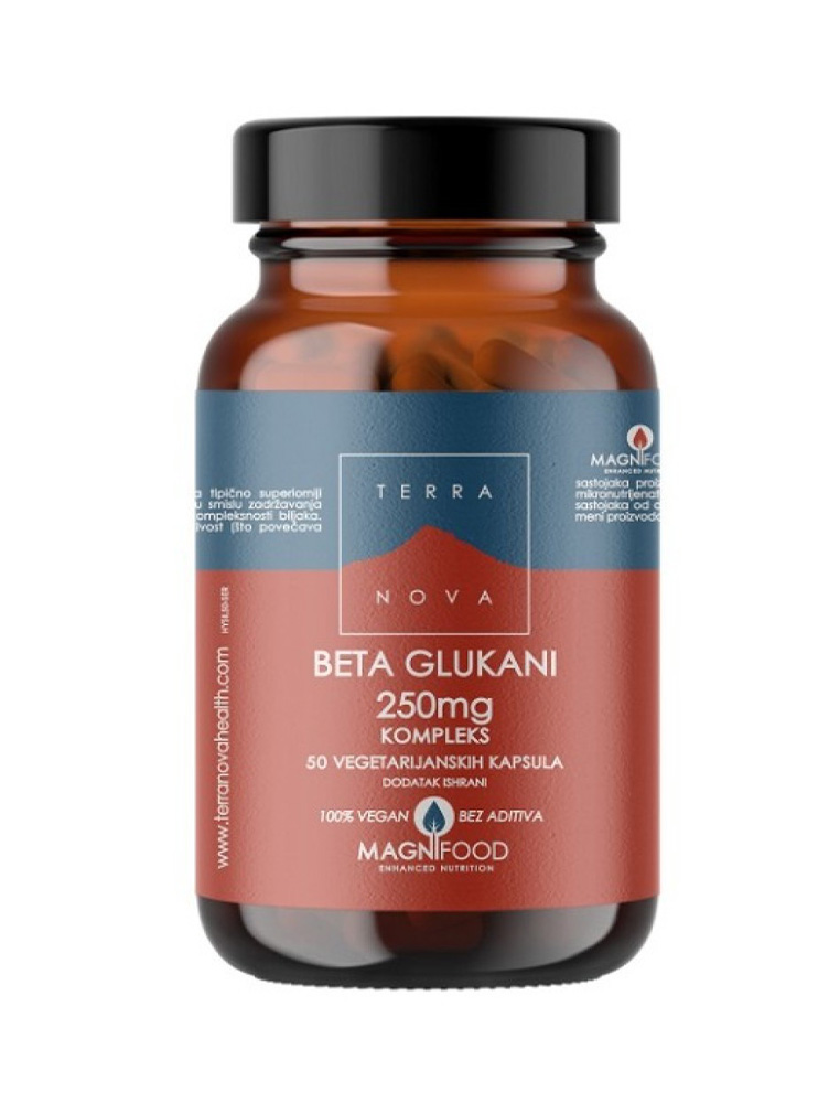 Beta glukani 250 mg, Terranova, 50 kapsula