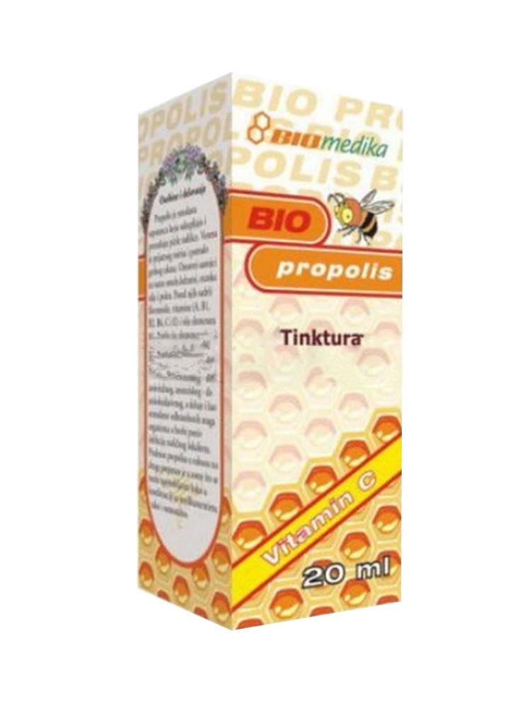 Biopropolis bezalkoholna tinktura sa vitaminom C, Biomedika, 20 ml