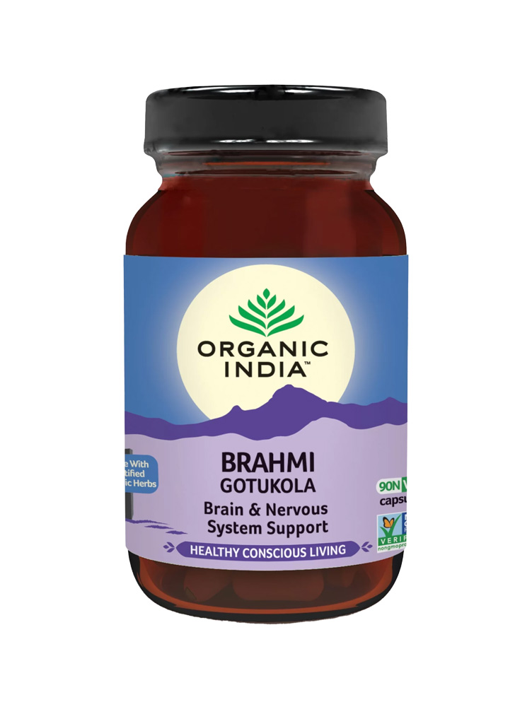 Brahmi, Organic India, 90 kapsula