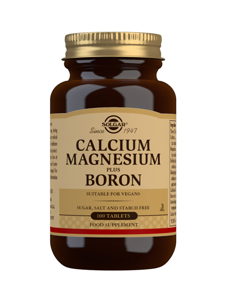 Calcium Magnesium plus Boron, Solgar, 100 tableta
