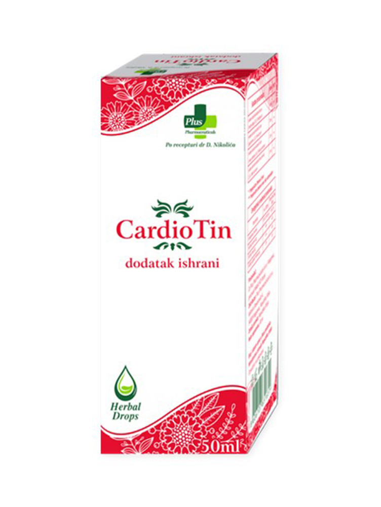CardioTin biljne kapi, Plus Pharmaceuticals, 50 ml