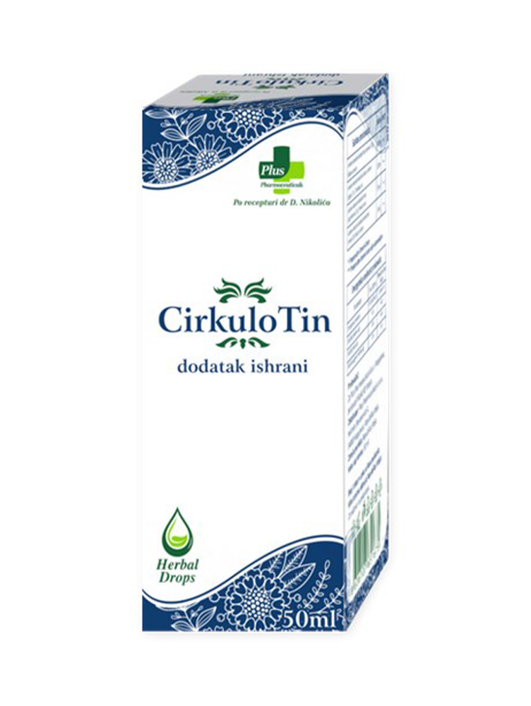 CirkuloTin biljne kapi, Plus Pharmaceuticals, 50 ml
