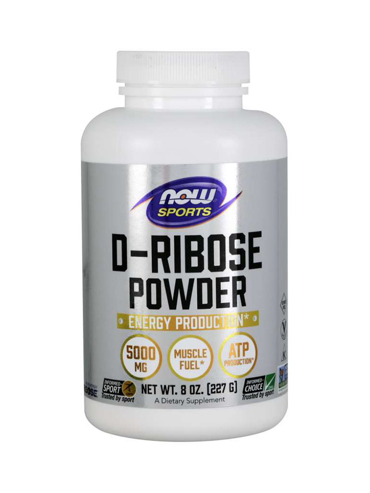 D-Ribose Powder 5000 mg, Now Foods, 227 g
