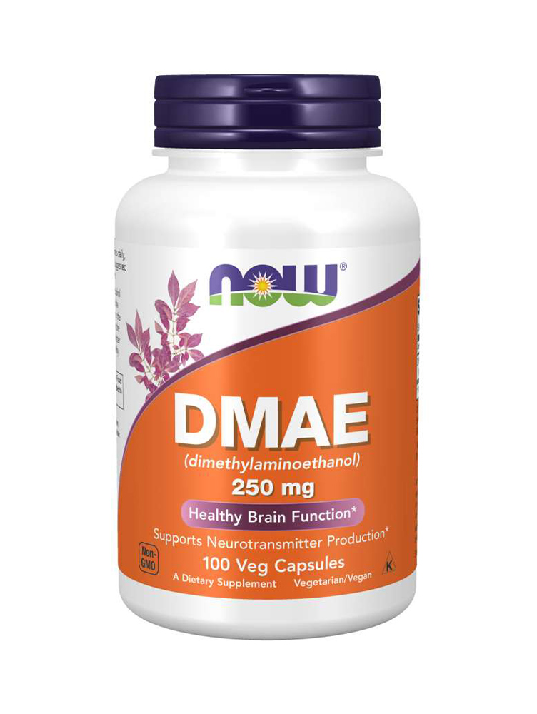 DMAE 250 mg, Now Foods, 100 veg kapsula