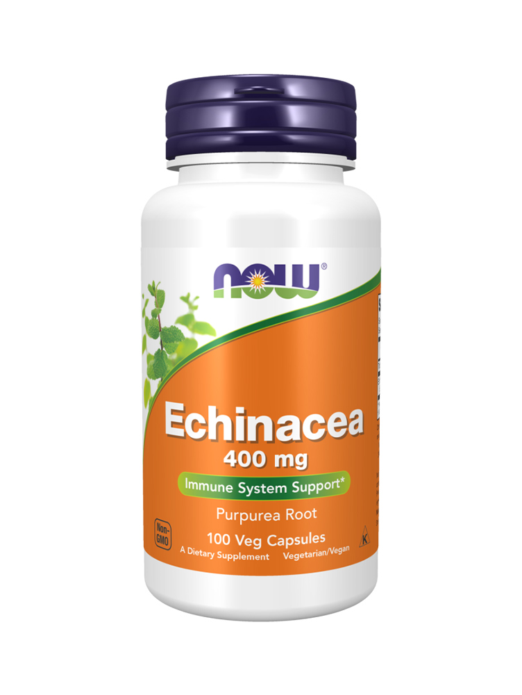 Echinacea 400 mg, Now Foods, 100 veg kapsula