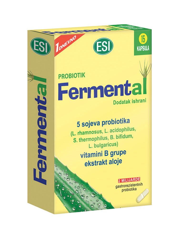 Fermental kapsule duplo pakovanje, ESI, 2 x 15 kapsula