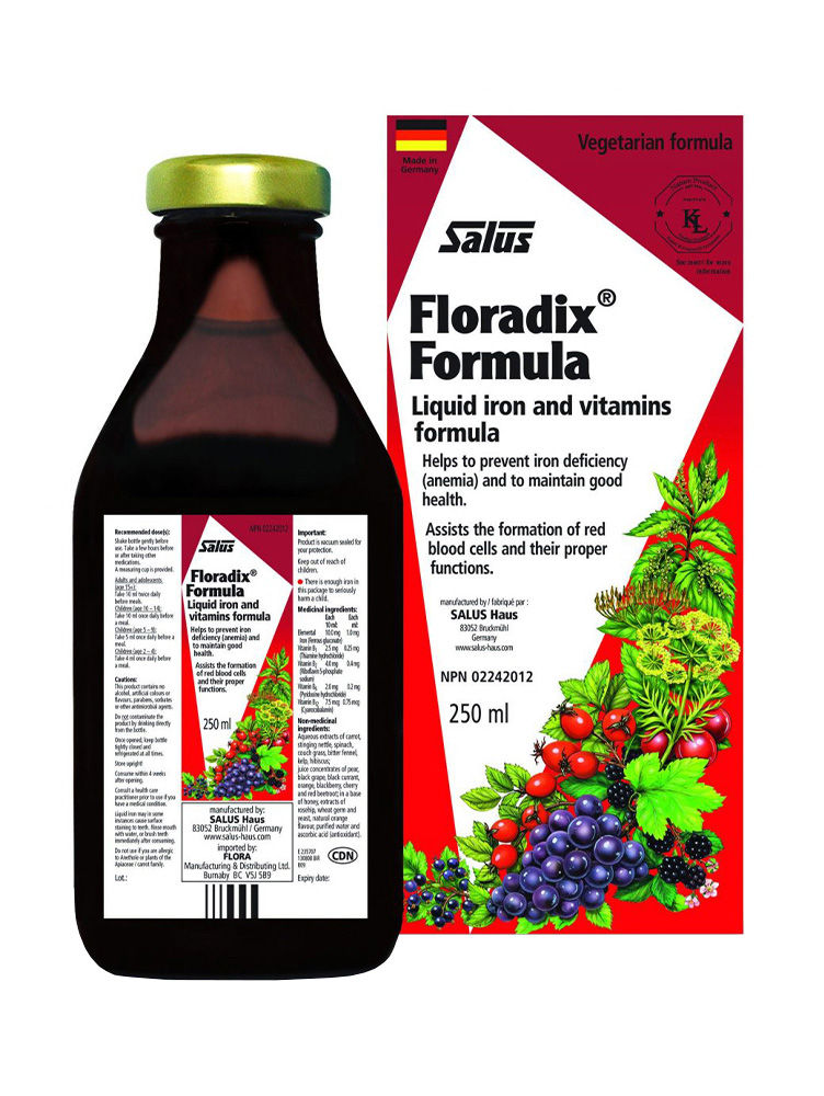 Floradix tonik sa gvožđem, Salus, 250 ml