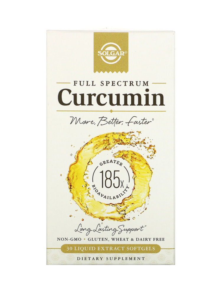 Full Spectrum Curcumin, Solgar, 30 kapsula