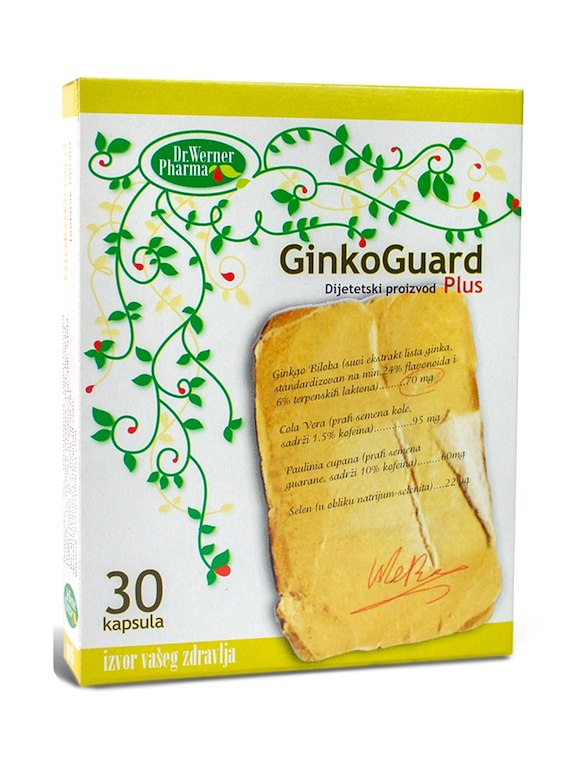 Ginkoguard Plus, Dr. Werner Pharma, 30 kapsula