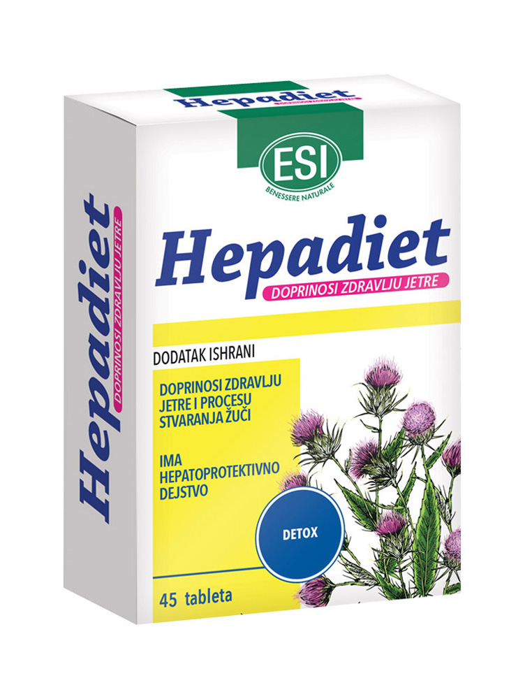 Hepadiet prirodni depurativ, ESI, 45 tableta