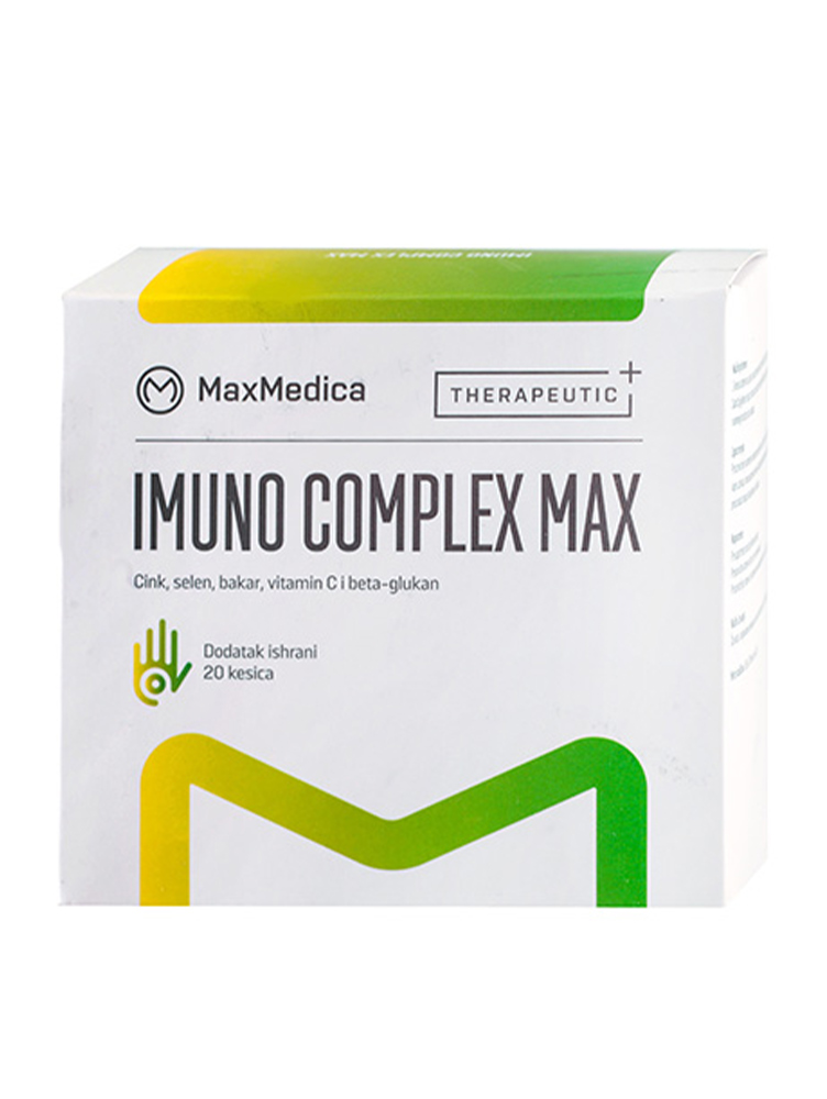 Imuno Complex Max za jačanje imuniteta, MaxMedica, 20 kesica