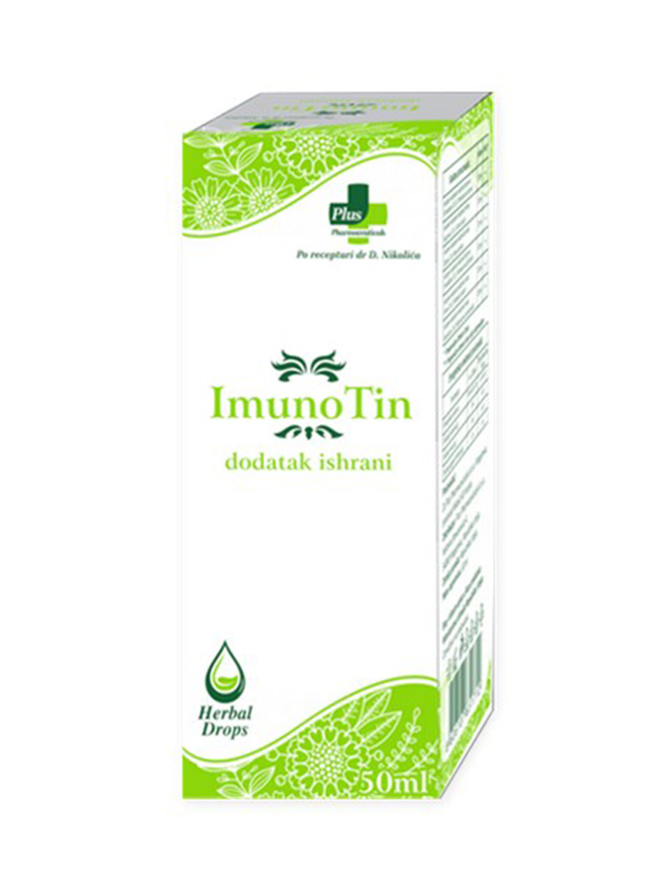 ImunoTin biljne kapi, Plus Pharmaceuticals, 50 ml