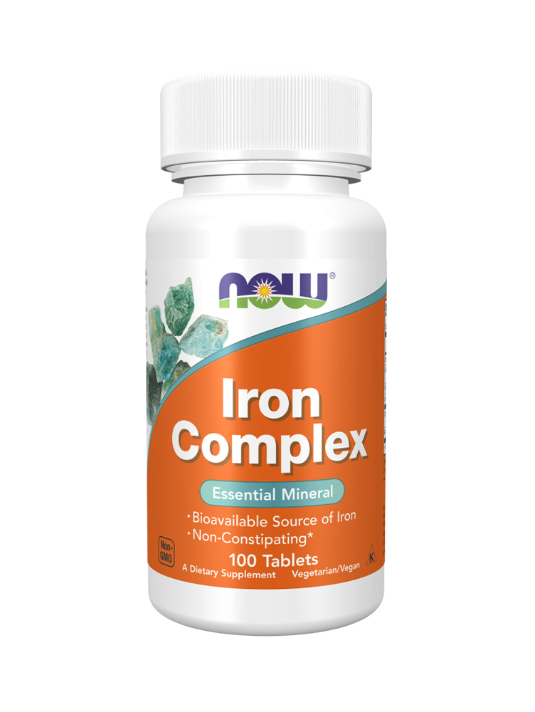 Iron Complex, Now Foods, 100 veg tableta