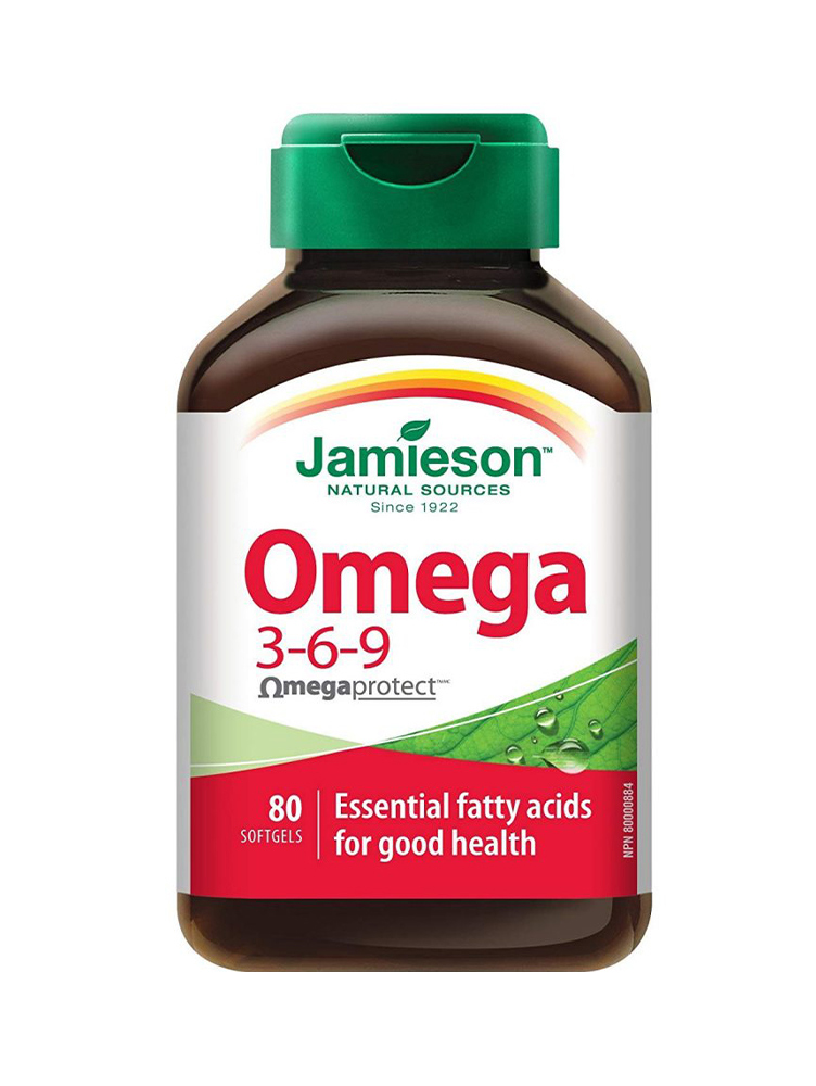 Jamieson, Omega 3-6-9, 80 kapsula