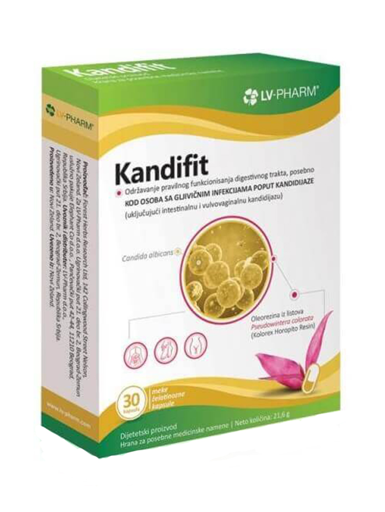 Kandifit, LV-Pharm, 30 kapsula