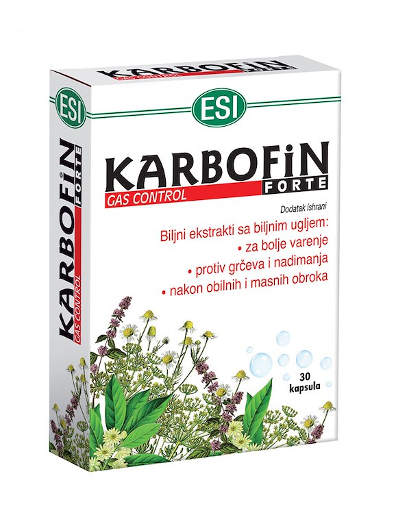 Karbofin Forte, ESI, 30 kapsula