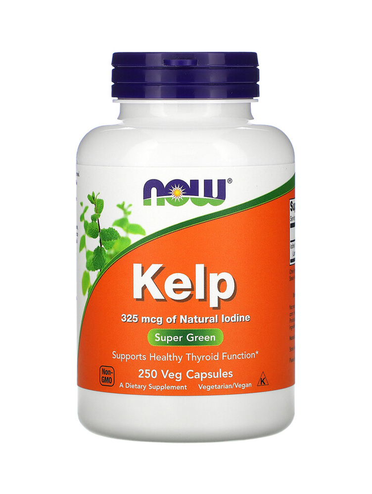 Kelp 325 mcg, Now Foods, 250 veg kapsula