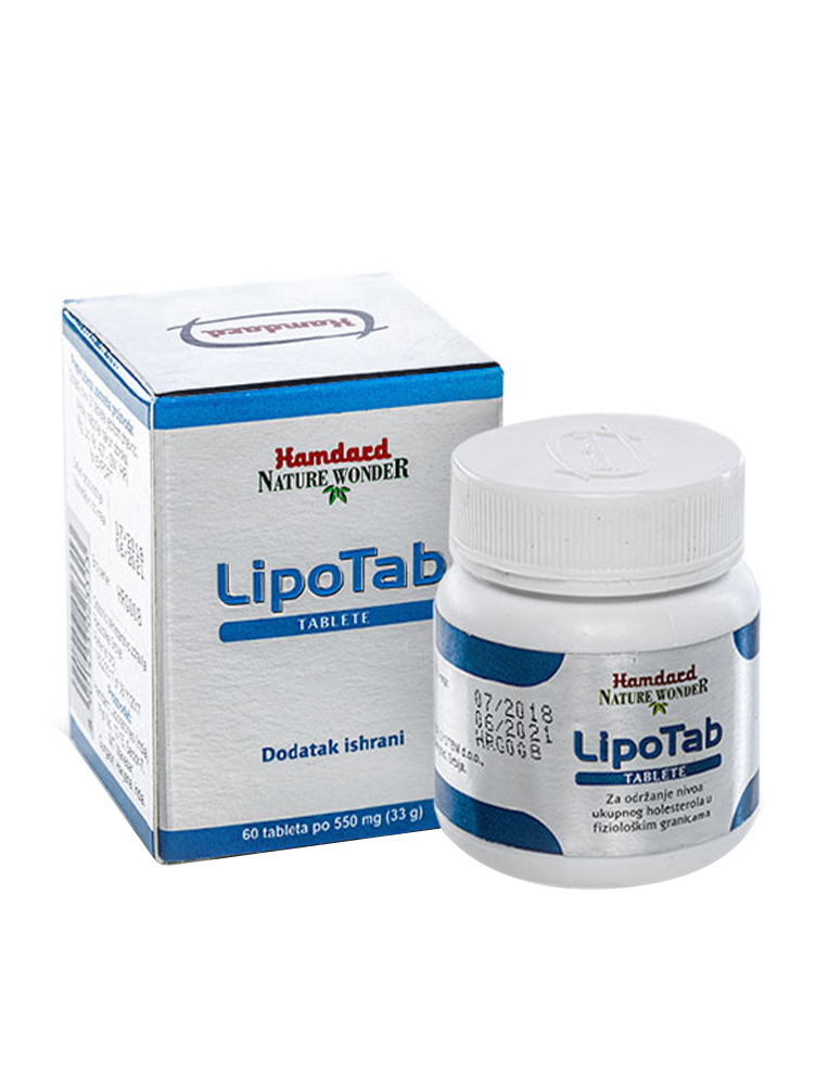 LipoTab tablete za holesterol, Hamdard, 60 tableta