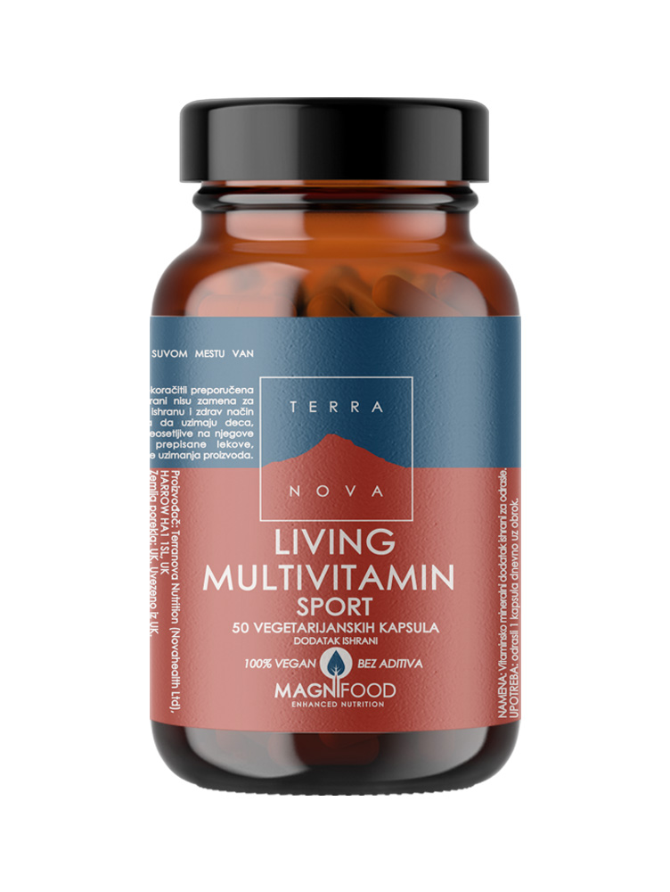 Living Multivitamin Sport, Terranova, 50 kapsula