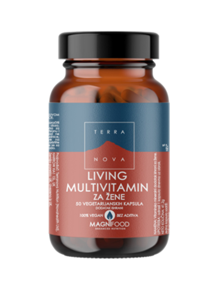 Living Multivitamin za žene, Terranova, 50 kapsula