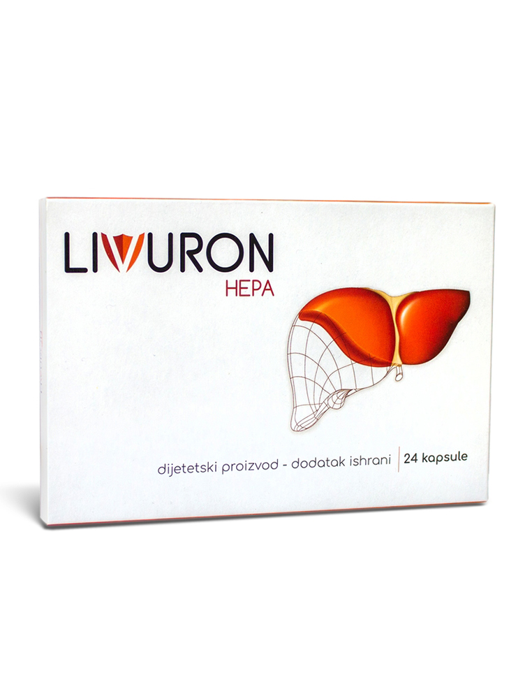 Livuron Hepa, Dr. Werner Pharma, 24 kapsule