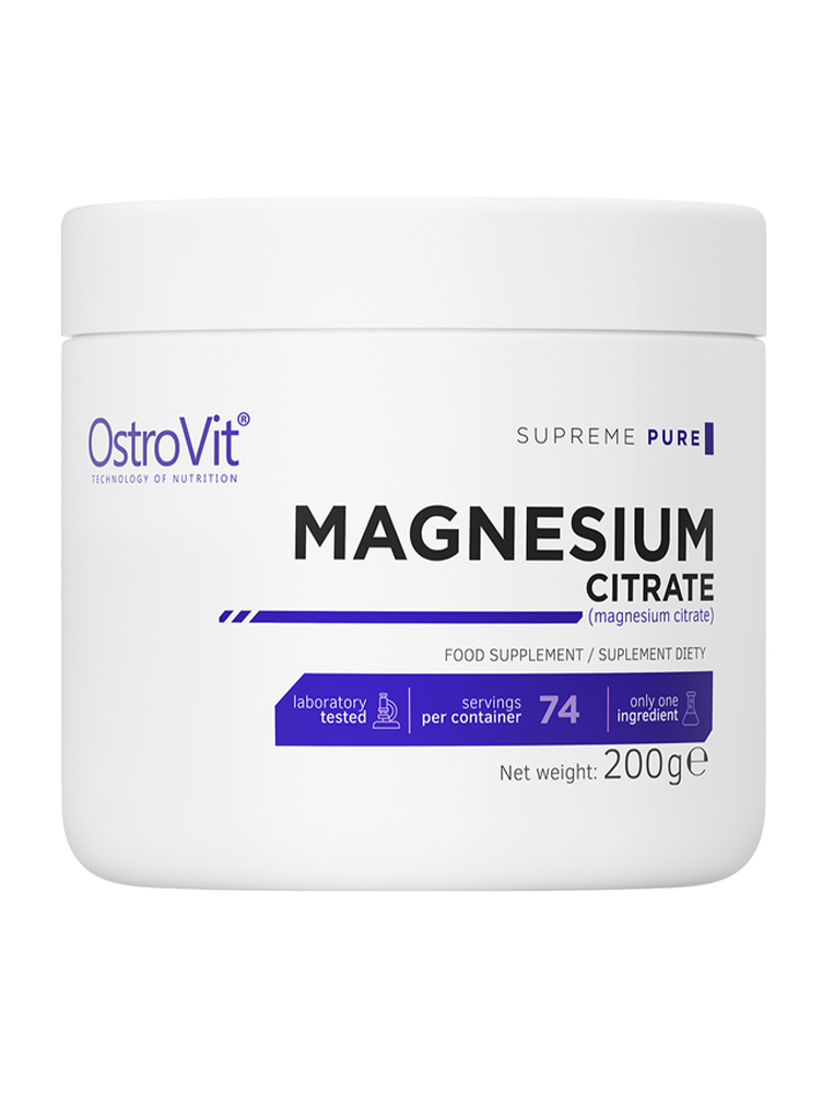 Magnesium Citrate Supreme Pure, Ostrovit, 200 g