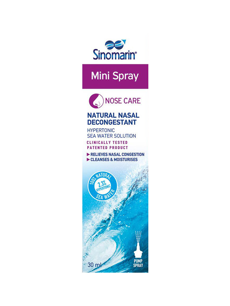 Mini sprej za nos, Sinomarin, 30 ml