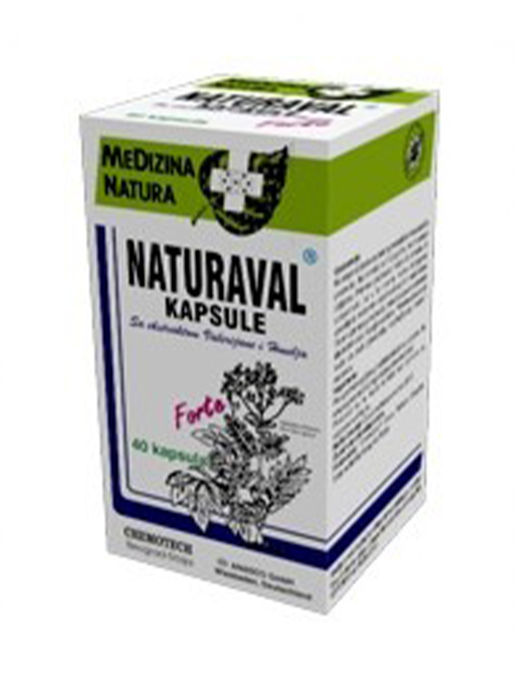Naturaval Forte sa ekstraktom valerijane i hmelja, Medizina Natura, 40 kapsula