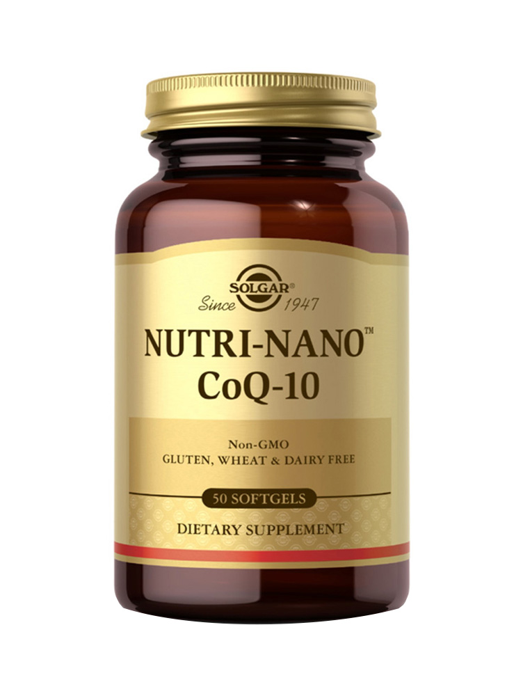 Nutri-Nano CoQ-10 Ubiquinol, Solgar, 50 kapsula