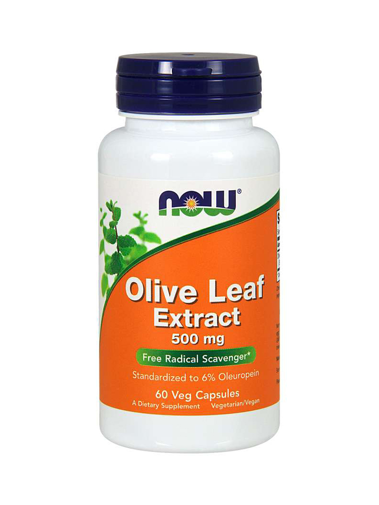 Olive Leaf Extract 500 mg, Now Foods, 60 veg kapsula