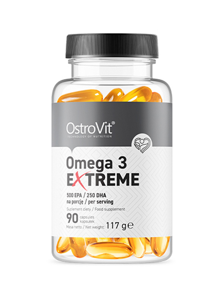 Omega 3 Extreme 500 EPA/250 DHA, Ostrovit, 90 kapsula