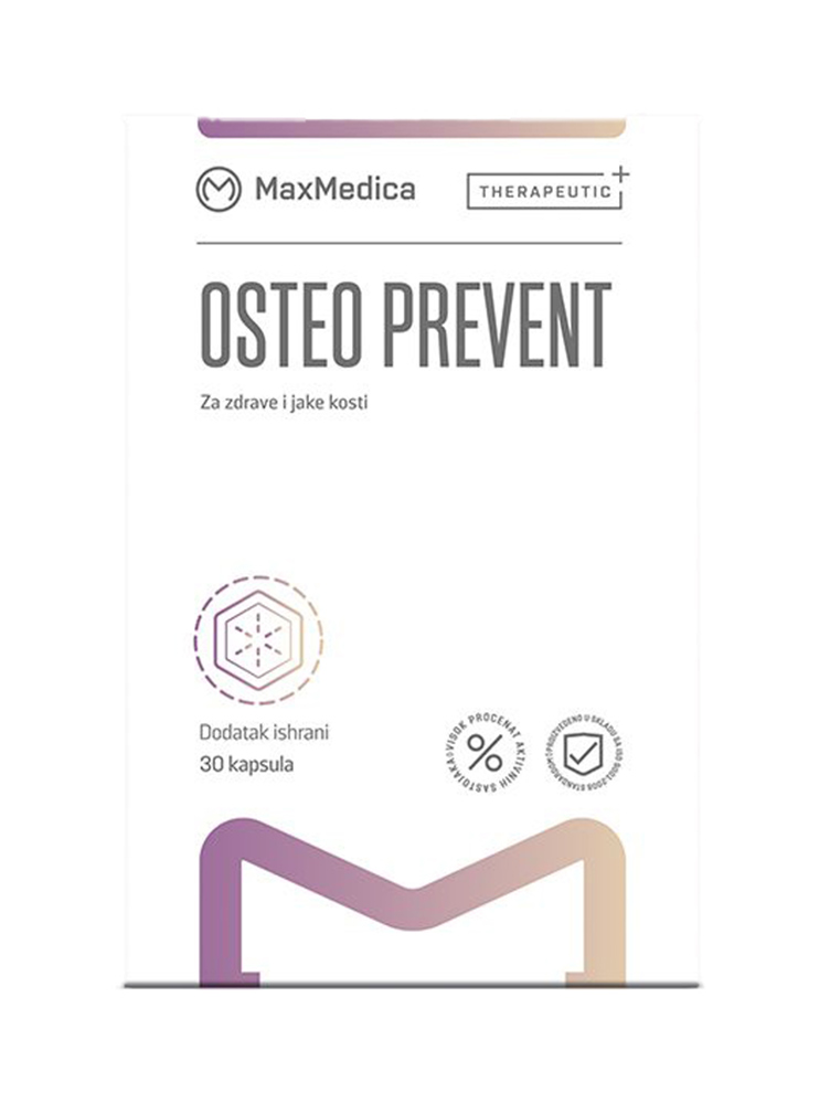 Osteo Prevent Forte za zdrave i jake kosti, MaxMedica, 30 kapsula