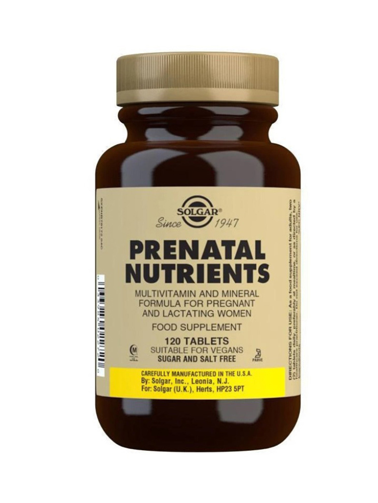 Prenatal Nutrients, Solgar, 120 tableta