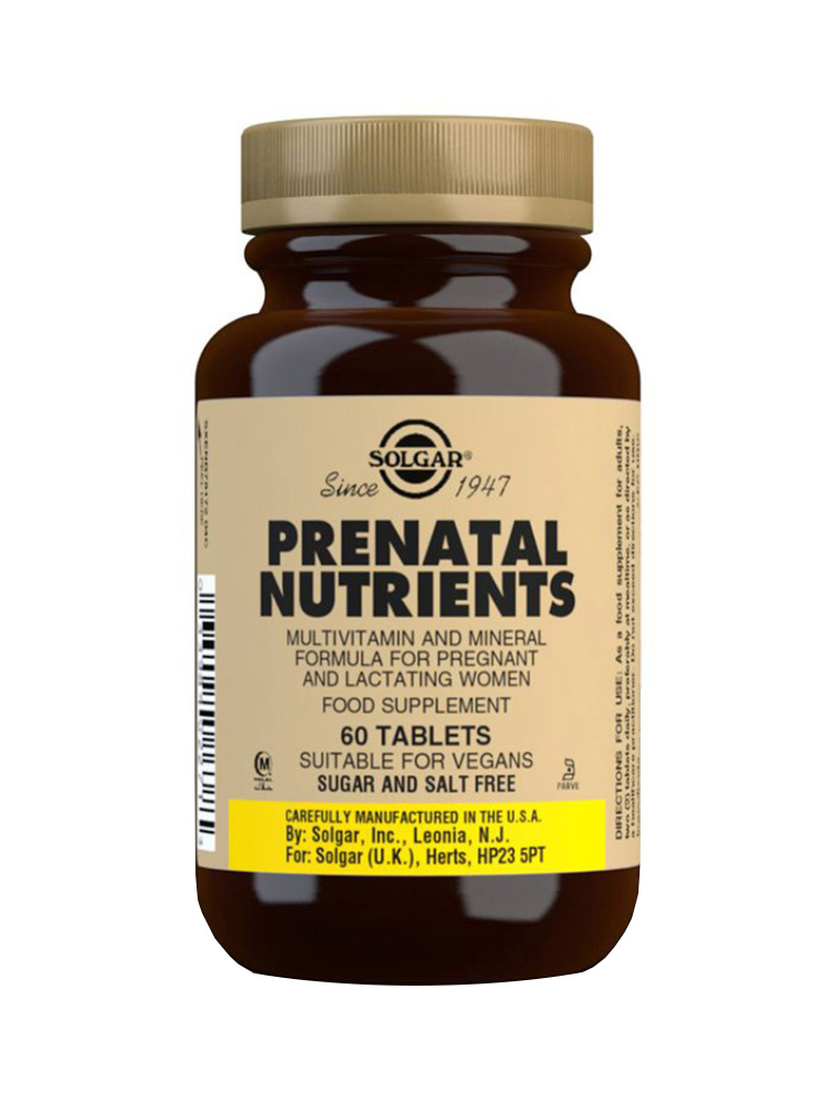 Prenatal Nutrients, Solgar, 60 tableta