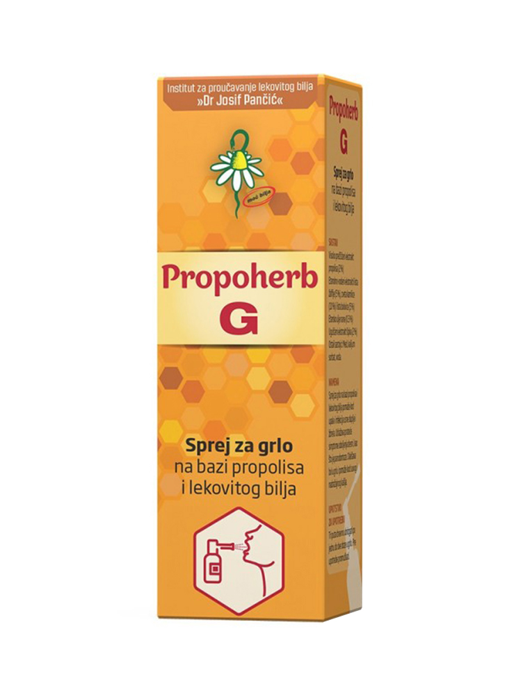 Propoherb G sprej za grlo, Institut Dr Josif Pančić, 30 ml