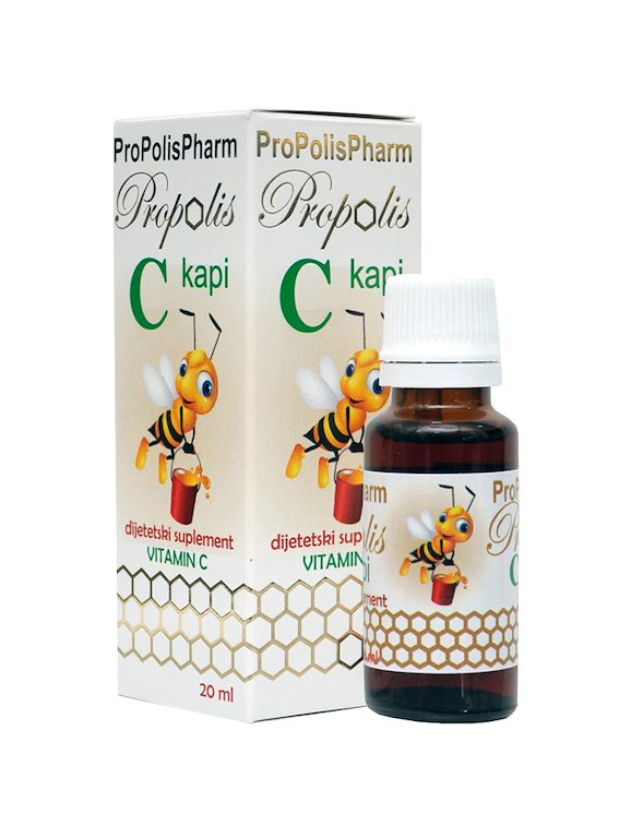 Propolis C kapi sa vitaminom C, Propolis Pharm, 20 ml