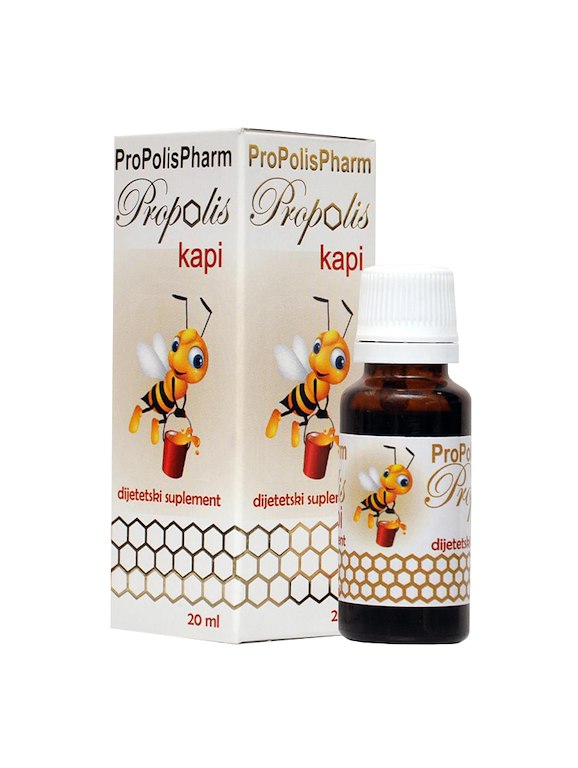 Propolis kapi sa 25% ekstrakta propolisa, Propolis Pharm, 20 ml