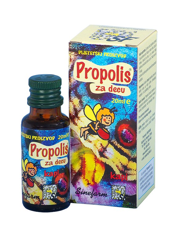 Propolis kapi za decu, Sinefarm, 20 ml