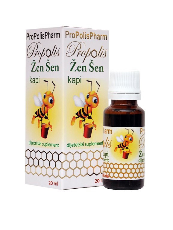 Propolis žen šen kapi, Propolis Pharm, 20 ml