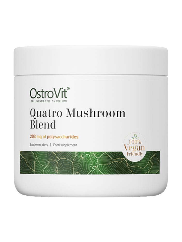 Quatro Mushroom Blend Powder Vege, Ostrovit, 100 g