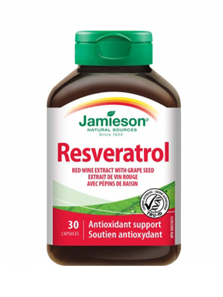 Resveratrol, Jamieson, 30 kapsula